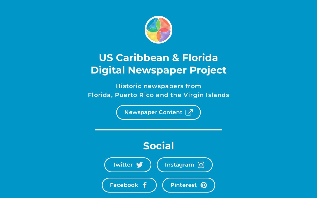 US Caribbean & Florida Digital Newspaper Project